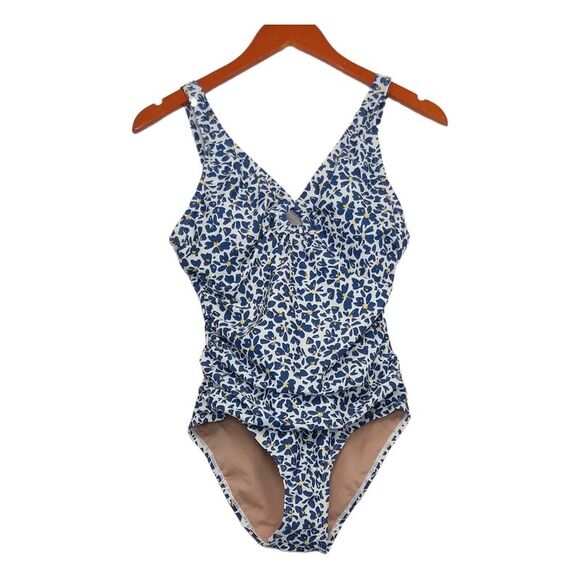 Susan Graver | Swim | Susan Graver Soleil Vneck Piece Swimsuit Dring ...